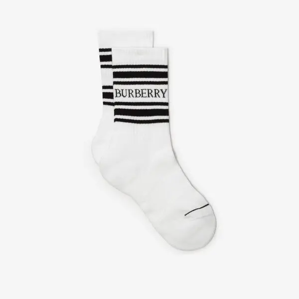 Burberry Logo Cotton Nylon Socks