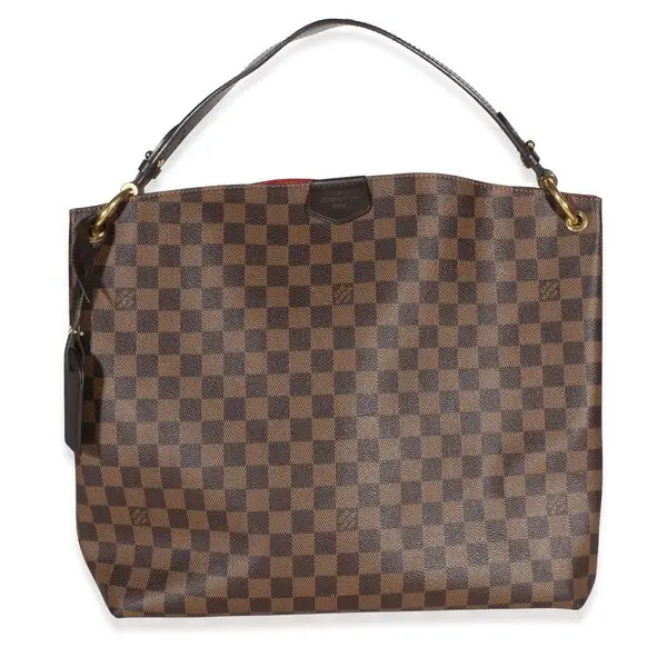 LOUIS VUITTON Damier Ebene Canvas Graceful Mm Shoulder Bag - Brown