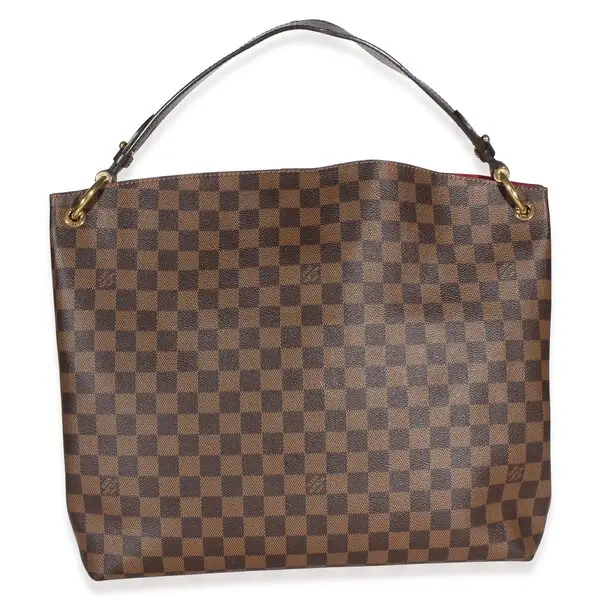 LOUIS VUITTON Damier Ebene Canvas Graceful Mm Shoulder Bag - Brown