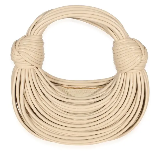 Bottega Veneta Porridge Nappa Tubular Double Knot Bag - Beige