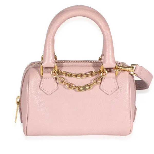 Celine Grained Calfskin Boston Bag