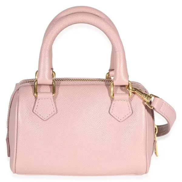 Celine Grained Calfskin Boston Bag