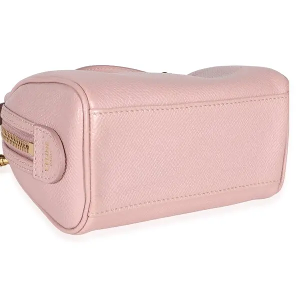 Celine Grained Calfskin Boston Bag