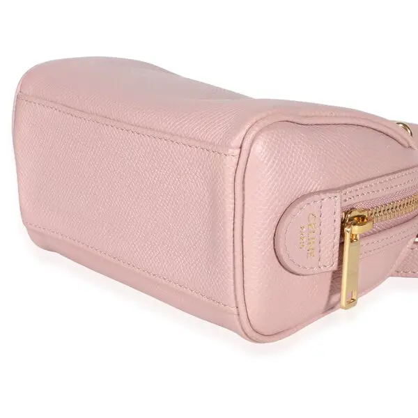 Celine Grained Calfskin Boston Bag