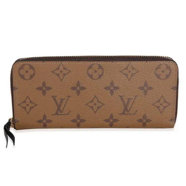LOUIS VUITTON Reverse Monogram Canvas Zippy Wallet