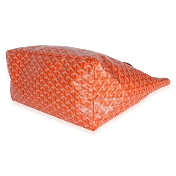 Goyard Goyardine Canvas Saint Louis Gm Tote Bag - Orange