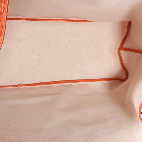 Goyard Goyardine Canvas Saint Louis Gm Tote Bag - Orange