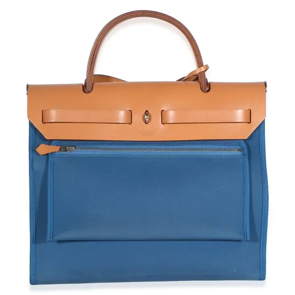 Hermès Herbag Zip 31 - Blue