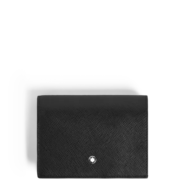 Montblanc Compact Wallet 6cc With Zip In Sartorial