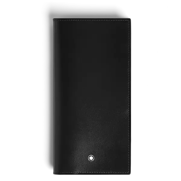 Montblanc Long Wallet 6cc In Meisterstück - Black
