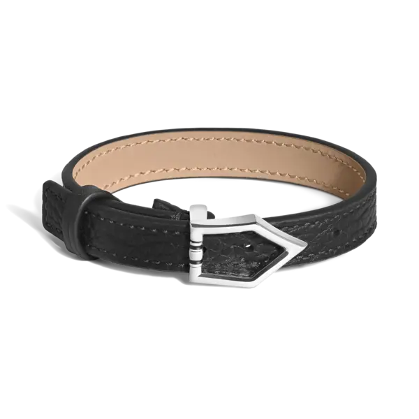 Montblanc Plain Nib Bracelet In Grain Leather
