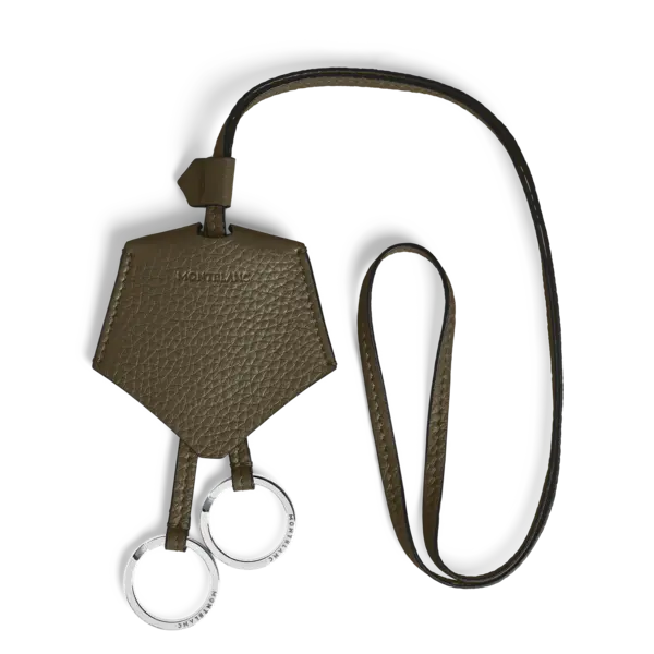Montblanc Key Holder In Grain - Khaki