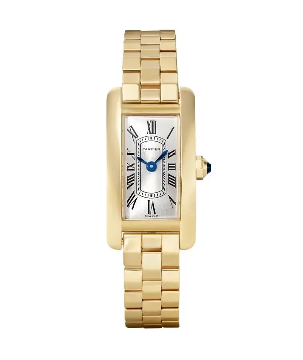 Cartier Tank Américaine 18-karat Quartz Watch - Gold