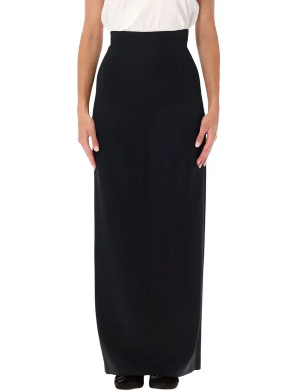 MAISON MARGIELA High-waisted Maxi Skirt - Nero