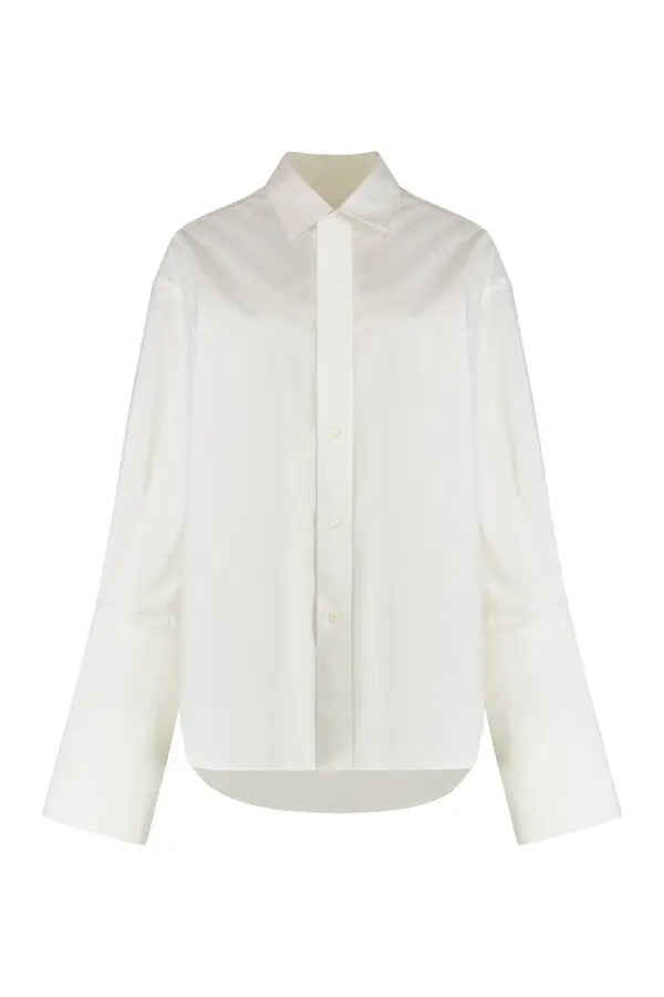 MAISON MARGIELA Cotton Button-front Shirt With Classic Collar