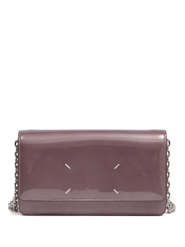 MAISON MARGIELA 11 Cm Mini Patent Leather Shoulder Bag
