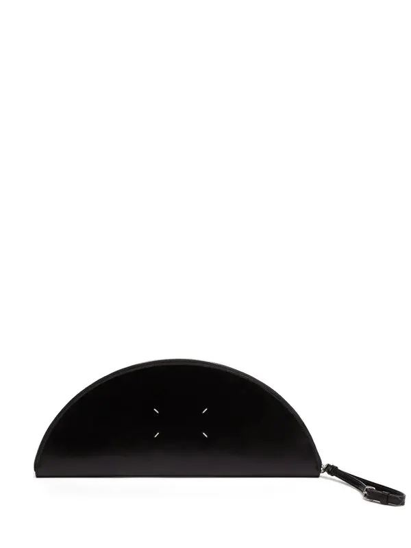 MAISON MARGIELA Mini Leather Wristlet Bag 16.5 Cm