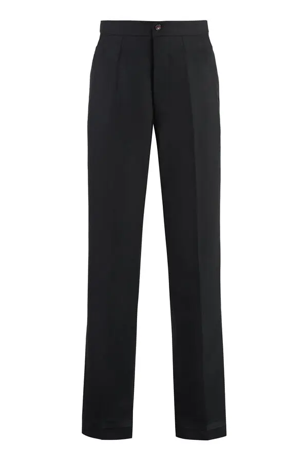 MAISON MARGIELA Tailored Wool Trousers With Welt Pockets