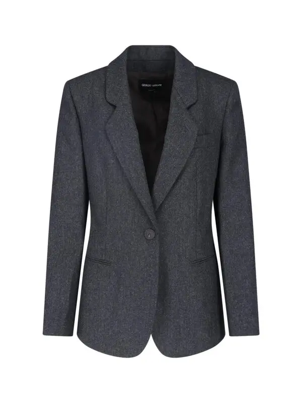 Giorgio Armani Wool-cashmere Stretch Jacket