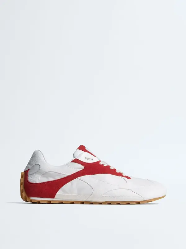 Bottega Veneta Orbit Low Lace-up Sneakers - Bianco