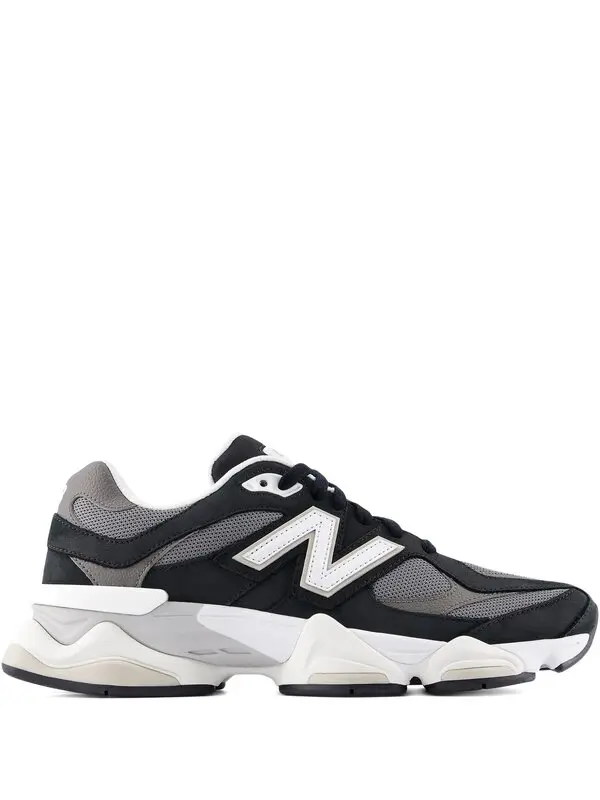 NEW BALANCE Panelled Lace-up Sneakers - Nero