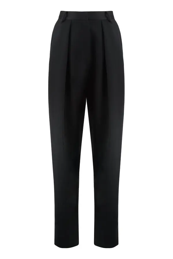 Magda Butrym Wool Trousers With Wide-front Pleats