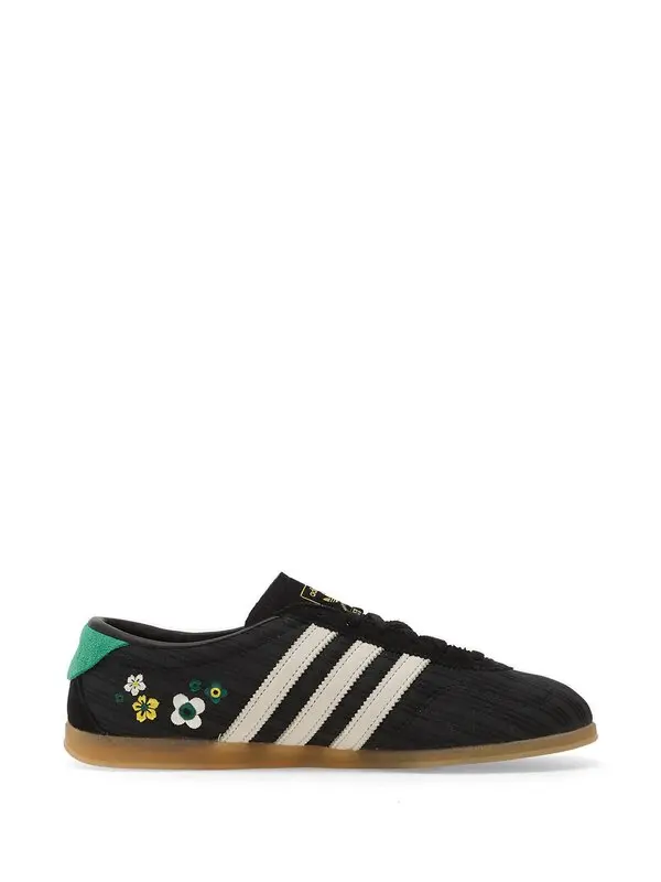 Adidas Embroidered Floral Sneakers With Rubber Sole - Nero