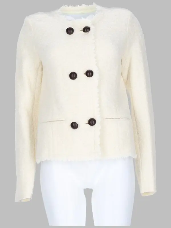 Isabel Marant Étoile Soft Bouclé Jacket In Wool-blend With Alpaca