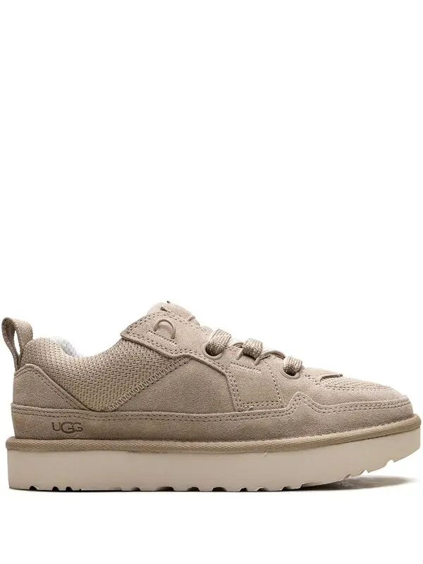 UGG Suede Lace-up Sneakers With Padded Tongue And Sugarcane Eva Outsole