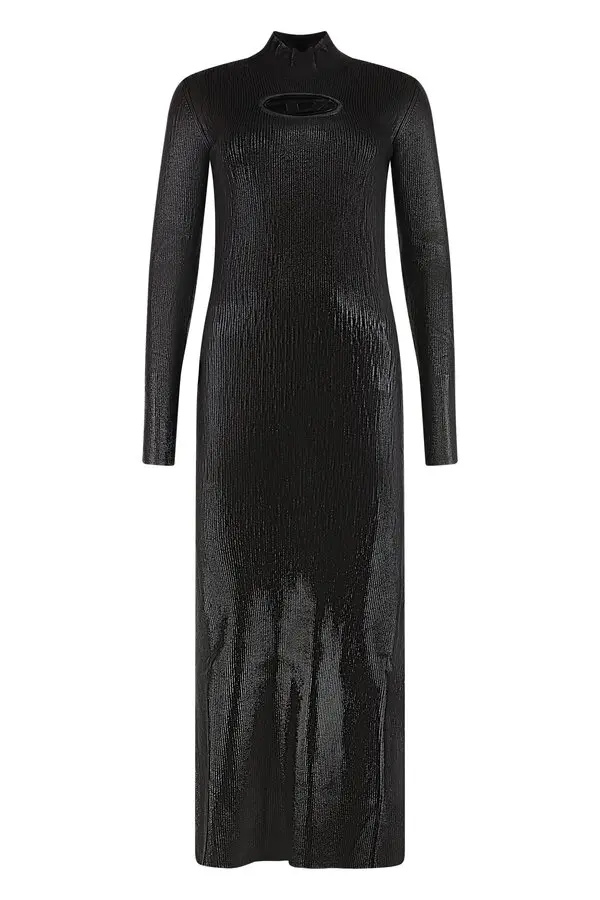 DIESEL® M-zary Dress With Oval D-metal Detail - Black