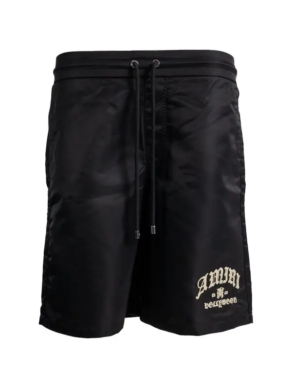 Amiri Logo Patch Drawstring Shorts