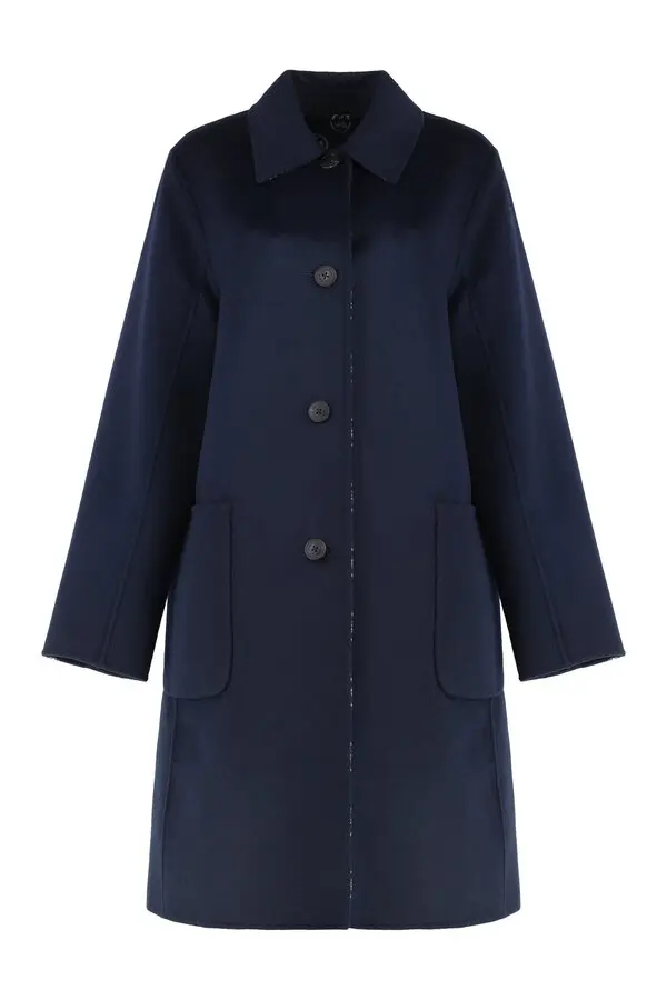 Tory Burch Reversible Double-faced Wool Jacket With T Monogram