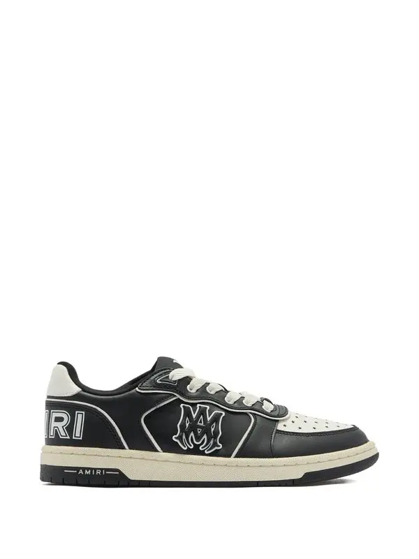 Amiri Vintage Effect Leather Sneakers