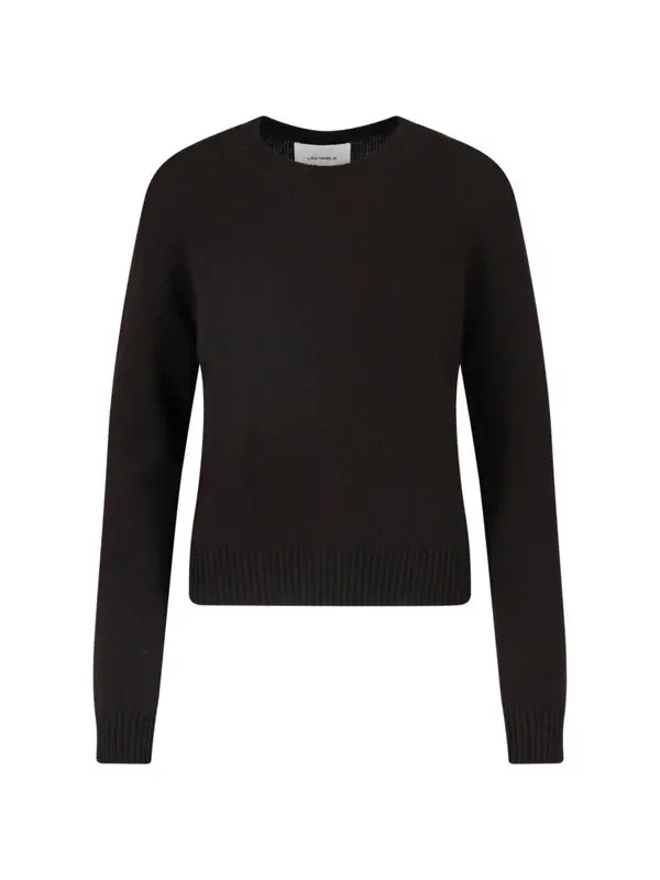 LISA YANG 100% Cashmere Crew Neck Pullover - Brown