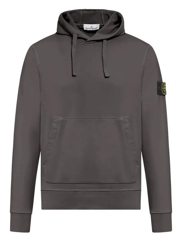 Stone Island Hooded Sweatshirt With Pouch Pocket