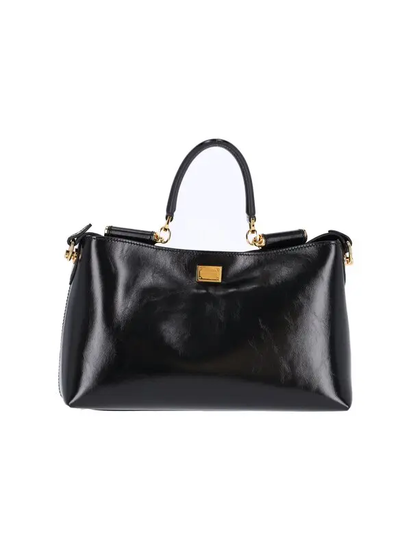 Dolce & Gabbana Calf Leather Shoulder Bag
