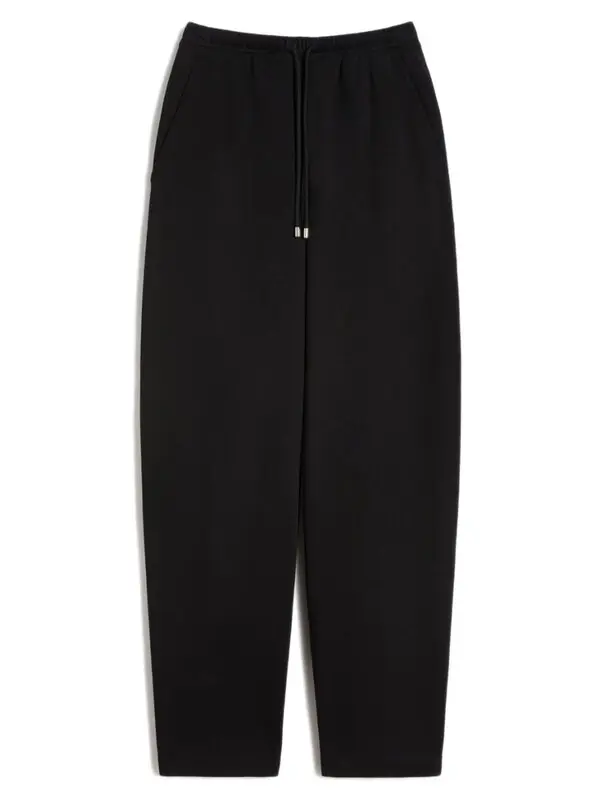 Sportmax Sporty Drawstring Waist Pants With Slanted Side Pockets