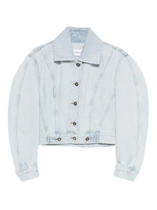 Givenchy Classic Collar Button-front Jacket With Back-to-front Effect