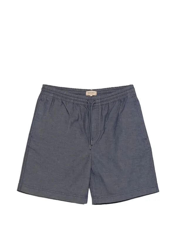 Woolrich Cotton Drawstring Shorts - Blu