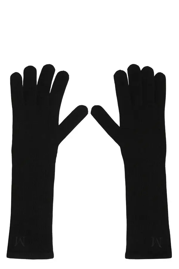 Max Mara Cashmere Gloves - Black