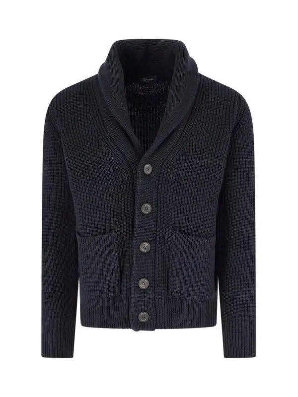 DRUMOHR 100% Merino Wool Sweater - Blue
