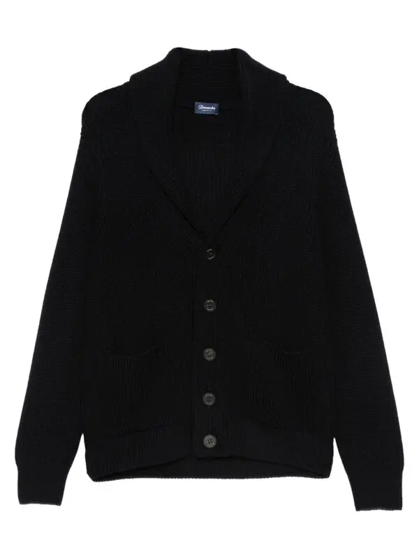 DRUMOHR Shawl Collar Button-front Cardigan