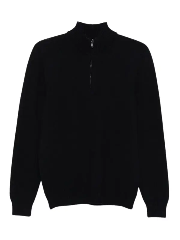 DRUMOHR Shawl Collar Button-front Cardigan - Navy