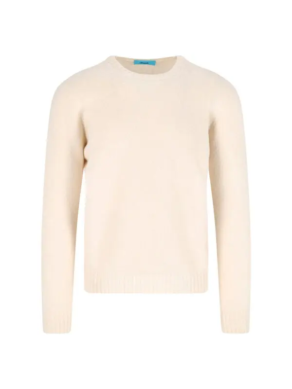 DRUMOHR 100% Lambswool Sweater - Cream