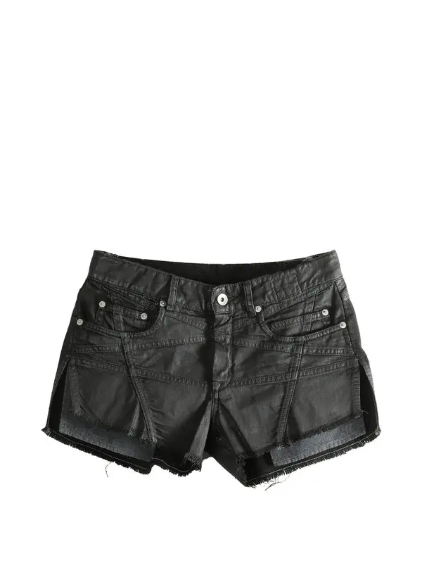 Rick Owens Cotton Shorts With Belt Loops And Six Pockets