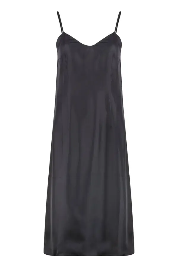 Prada Silk Mini Dress With Thin Straps