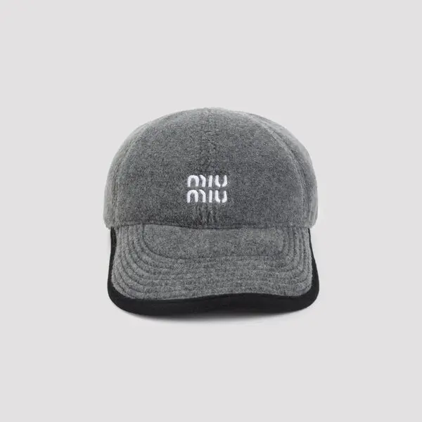 Miu Miu Baseball Cap In Polyester Blend
