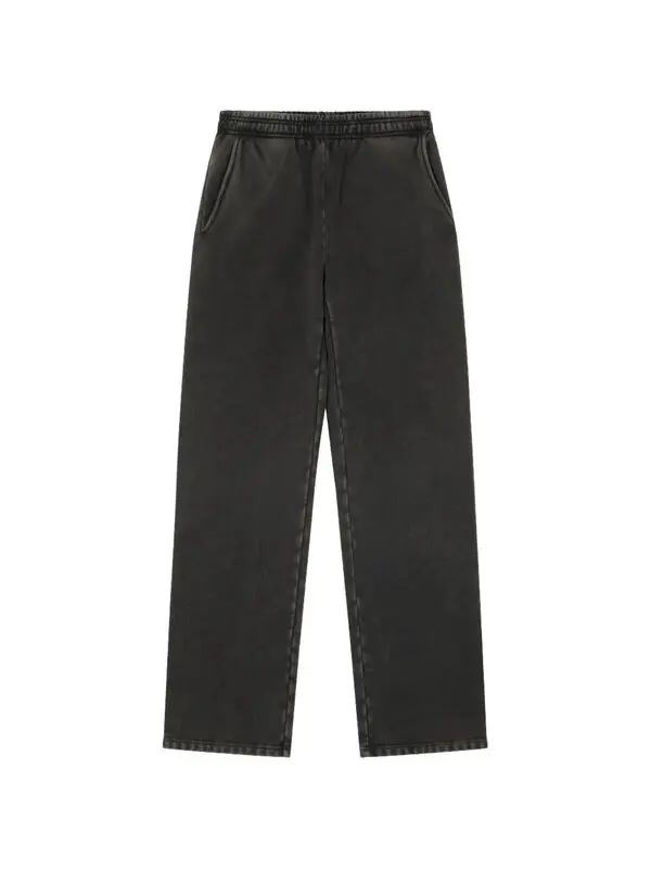 ENTIRE STUDIOS Elasticated Cotton Drawstring Pants With Side Slit Pockets And Rear Welt Pocket