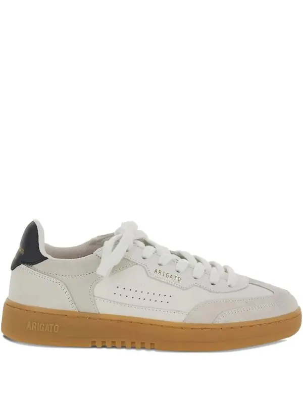Axel Arigato Suede And Leather Sneaker With Metallic Logo Stamp