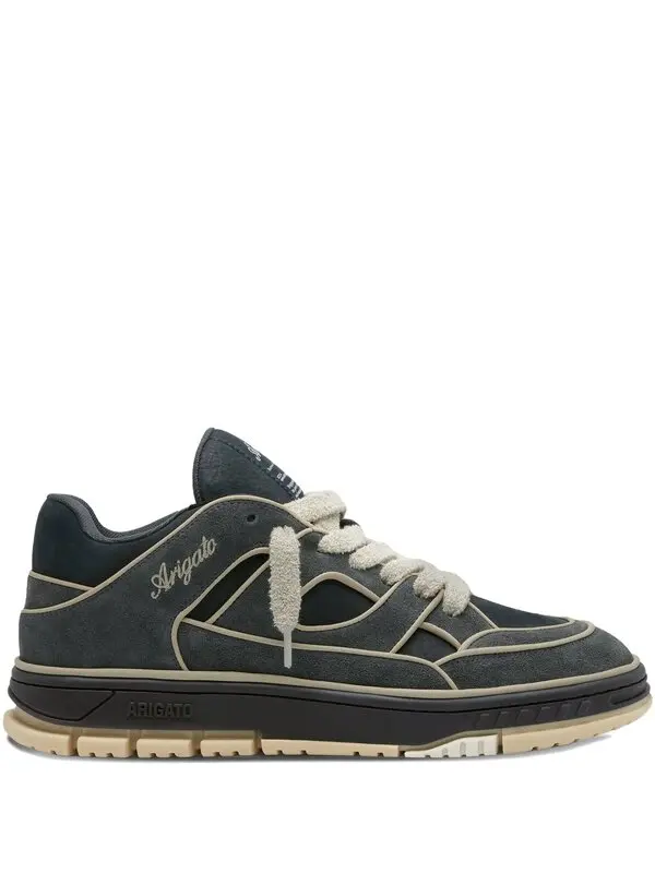 Axel Arigato Leather, Suede & Nubuck Sneakers With Embroidered Logo And Perforation Details